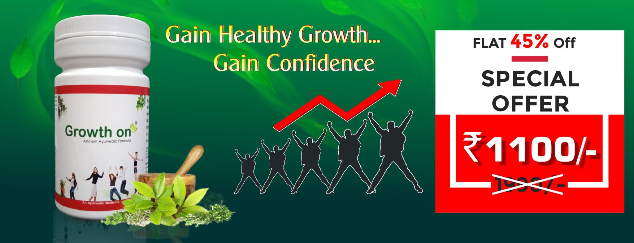 Growth On Powder - Herbal Growth Supplement - growthon.com